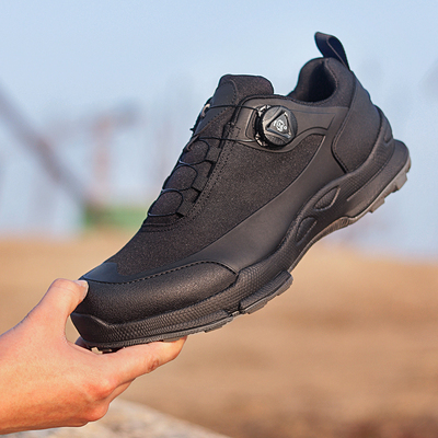 透气减震登山鞋旋转扣徒步鞋