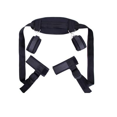 SM leg bondage strapples, sex aid restraints, couples’ flir