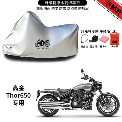 适用高金雷神Thor650摩托车车衣防晒防雨防霜雪防尘加厚遮阳车罩