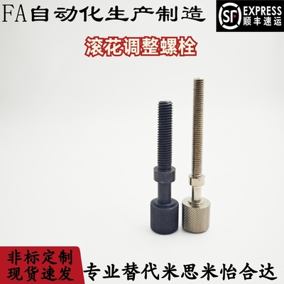 滚花调整螺栓TBD78/AJKTNF/PAZ41-D3 4 5 6 8 10 12 16-L10 15 20