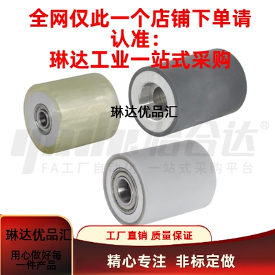 包胶滚轮QAC22 26 27 28 42 43-20 25 30 35 40A 50-L15 20 25 30