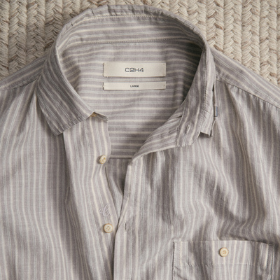 C2H4Old Time Wardrobe 旧时衣橱 堆放褶皱衬衫 日本进口面料