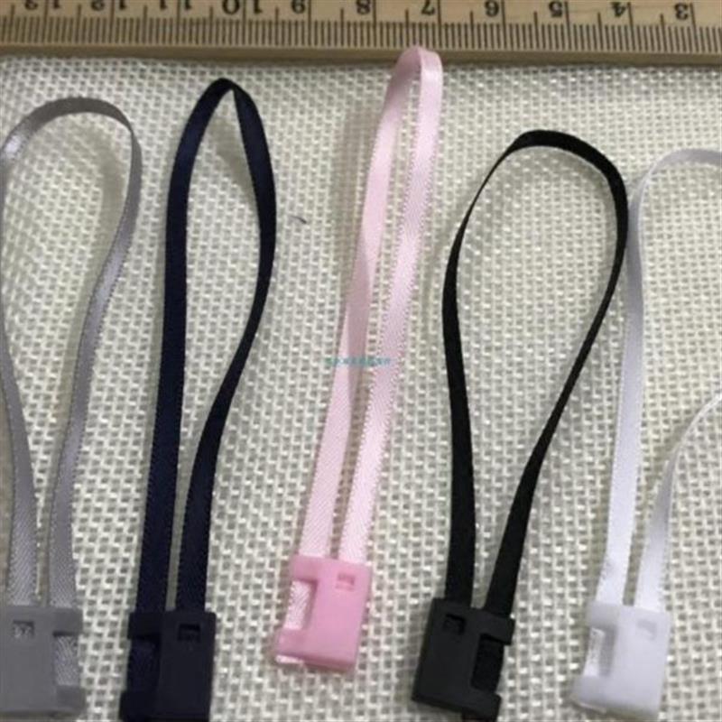 新款丝带吊粒高档吊牌绳挂绳吊牌绳子扣服装辅料现货订制定做包邮