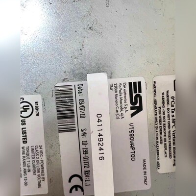 ESA意萨触摸屏VT580WAPT00现货功能包好邮 议价