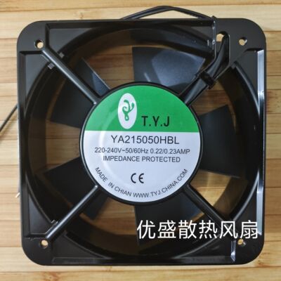 全新T.Y.J轴流风机YA21238HBL YA215050HBL 220V铝框机柜散热风扇