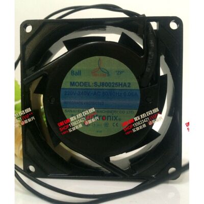 SJ80025HA2全新原装台湾三巨AC220V8025轴流散热风扇风机散热器