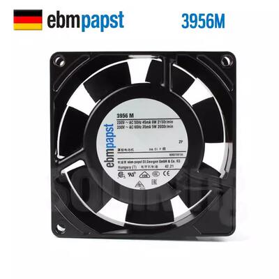 德国进口ebmpapst风机9225 220V 3950 3956M耐高温变频器散热风扇
