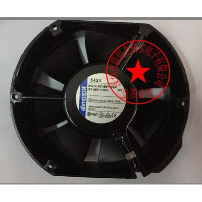 TYP 6424 6424H 原装德国 24V 18W 750MA172*150*51进口风扇