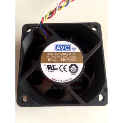 原装正品 AVC DATA0625B8F 48V 0.26A 4线双滚珠散热风扇 6CM