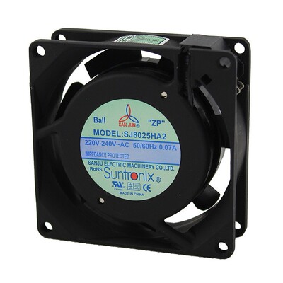正品台湾三巨SJ80025HA2 8025 220V 0.06A/0.17A机柜轴流散热风扇