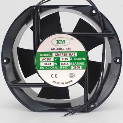 全新XM ACAXIALFAN XM17251HA3/HA2 380V/220V电磁灶12038风扇38W