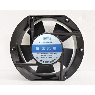 全新Jeffy捷飞ZJ17250 17251HSL2 HBL2 HSL3 220V 380V轴流风机