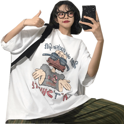 大版cecins潮bf慵懒风短袖t恤