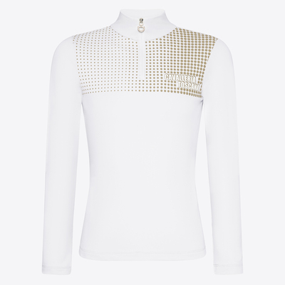 CT 儿童马术加绒长袖  Pop Art Jersey Fòeece L/S Zip Training