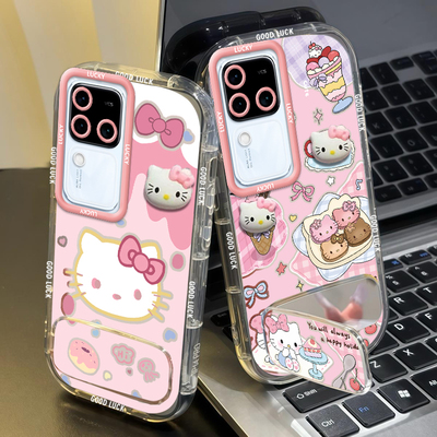 女新款卡通公仔支架手机壳