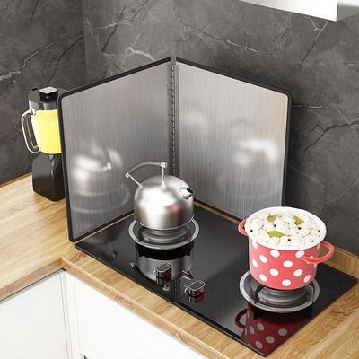 Gas stove insulation and fire blocking plate integrated stov