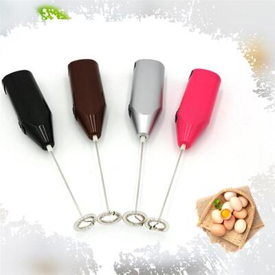 Handheld Electric Coffee Milk Egg Bea Whisk Frother Mixer Fo