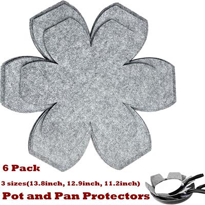 Pot and Pan Protectors Separator Stacking Protecting Pads