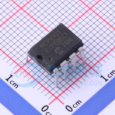 原装正品 MCP4921-E/P 丝印MCP4921 直插DIP-8数模转换器芯片IC