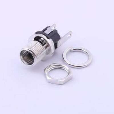 DC-025BM-5A-2.5 DC电源连接器 DC电源插座 内径:2.5mm 外径:5.6m