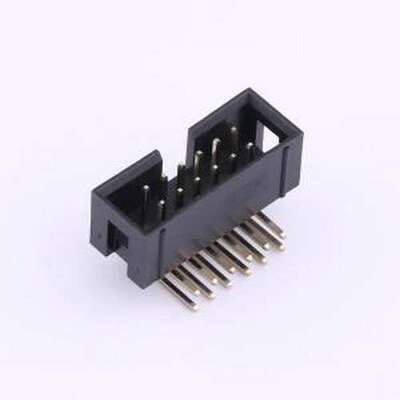 XDFH-0259-2*6P IDC刺破式连接器(牛角/简牛) 2U镀金PH2.54MM-2*6