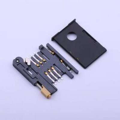 HYC27-SIM08-300 SIM卡连接器 MiniSIM卡 两件套 SMD
