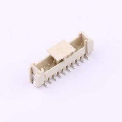 BX-HY2.0-10PLT 线对板针座 1x10P 间距:2mm 立贴 系列:HY SMD,P=