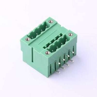 KF2EDGRHM-5.0-2*4P 插拔式接线端子 螺丝固定 5mm 弯插,P=5mm