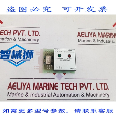 原装供应 SCHEDA DI MONITORAGGIO LEU SYSTEMTECHNIK LSP WF2-S