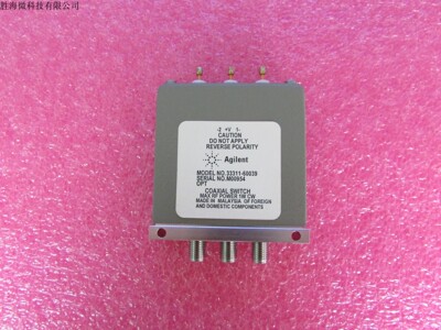 Agilent进口 33311-60039 DC-18 GHz SPDT射频微波同轴开关