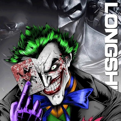 黑暗骑士遮挡划痕贴纸