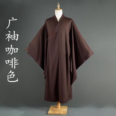 新广袖海青僧服长褂居士服男和尚衣服出家僧人禅修大袖口法会佛衣