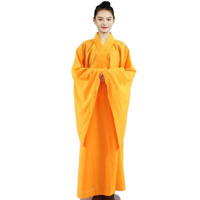 新海青居士服女男僧衣僧服台麻不透明居士服海青深咖四季款海清大