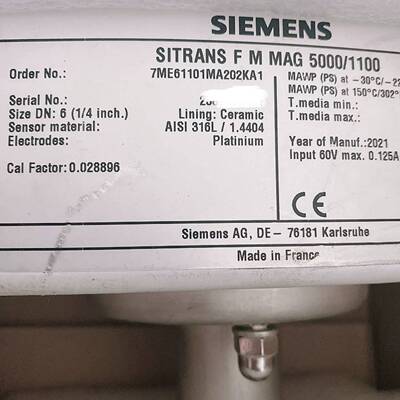 可维修7ME6110-1MA20-2AA1西门子流量计未使用7议价