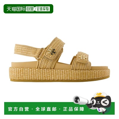 TORY BURCH 女士凉鞋 159919 AW2025 浅棕色 Tory Burch Kira Spo