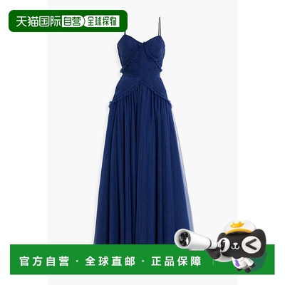 1h可退 潮奢 Zac Posen 扎克 珀森 女士 褶裥薄纱睡裙 P245482083