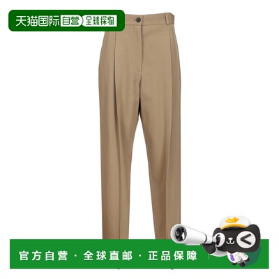 1h可退 THE ROW 女士休闲裤 10813W4319AYB SS2026 浅棕色直筒裤