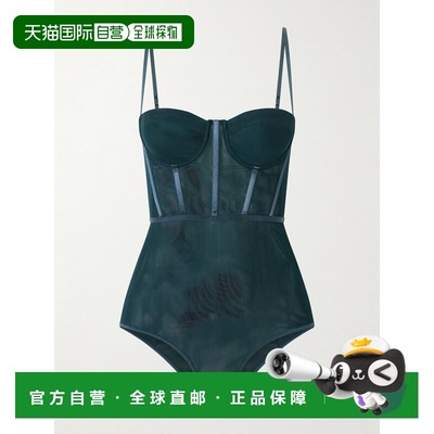 1h可退 潮奢 ZIMMERMANN 女士 Rebellion 网纱束腰连体衣 7170TC2