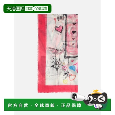 PINKO 女士围巾 106657A38JNZ4 SS2026 花色 PINKO ROCK AND ROLL