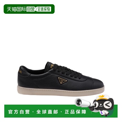 PRADA 男士运动鞋 2EE394013F0632 AW2025 黑色 Prada grained le