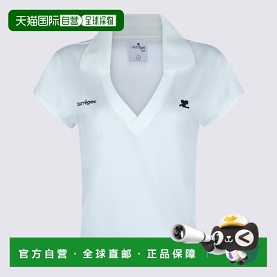 COURREGES 女士POLO衫 126JPO057JS0195B166 SS2026短袖上衣女装