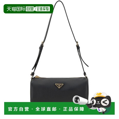 PRADA 女士单肩包 1BC239VOVO2CYSF0002 CO 黑色 Leather shoulde