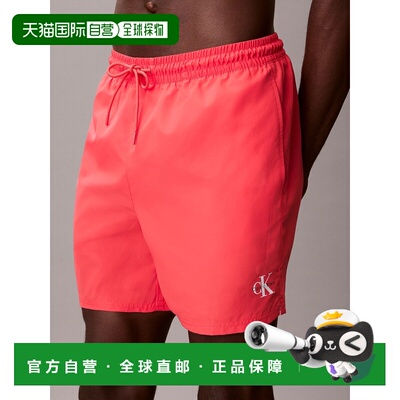 CALVIN KLEIN 男士沙滩裤 LV00N61045XKP SS2026 红色