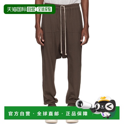 rick owens 瑞克 欧文斯 DRKSHDW 男士 灰褐色 Temple Drawstring