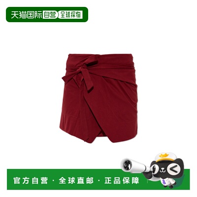 ISABEL MARANT 女士半身裙A字裙 JU0198FDA1N41IDARKBURGUNDY