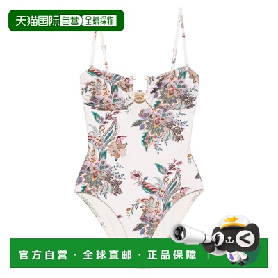 1h可退 ZIMMERMANN 女士泳装 4217WSS251CRMMULPAI AW2025泳衣