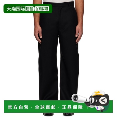 1h可退 潮奢 Givenchy 纪梵希 男士 黑色 Couture Seam 长裤 BM51
