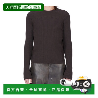 RICK OWENS 男士针织衫 RU02F4639RIBM84 AW2026 棕色