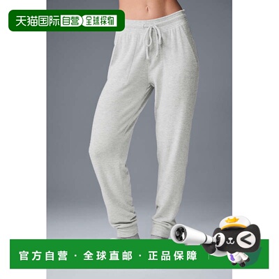 alo yoga  简约纯色舒适保暖亲肤柔软训练  运动长裤  女款w5912r