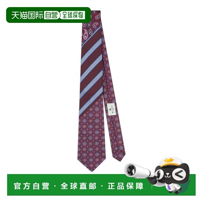 1h可退 ETRO 男士领带 MASA0005AQ390S9865 SS2026 花色 Burgundy
